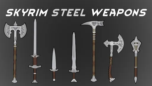 Skyrim Steel Weapons Pack Mod ⋆ RimWorld Base