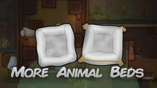 More animal beds Mod ⋆ RimWorld Base
