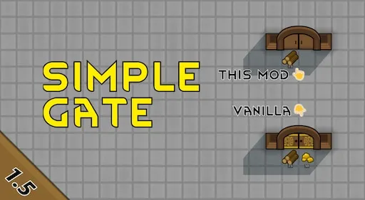[Og] Simple Gate Mod ⋆ RimWorld Base