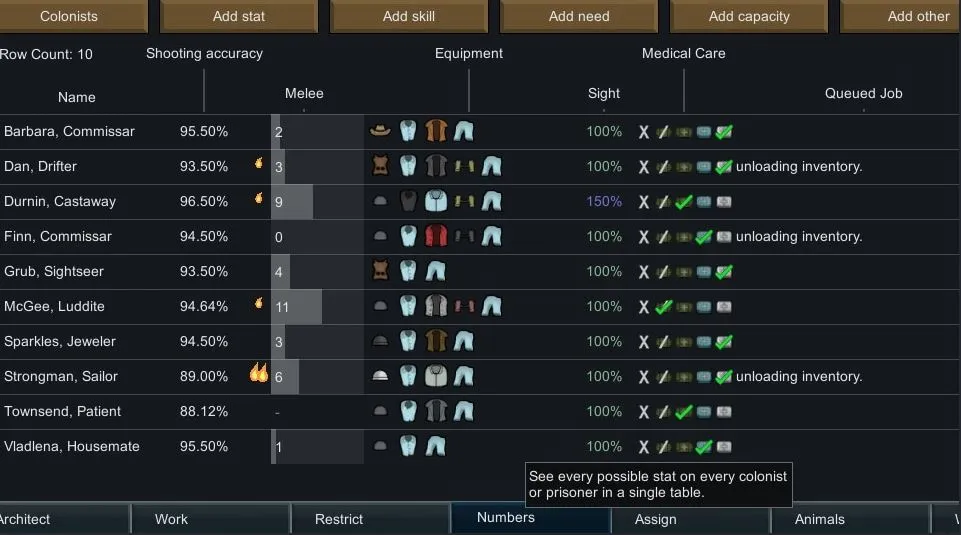 Numbers Mod ⋆ RimWorld Base