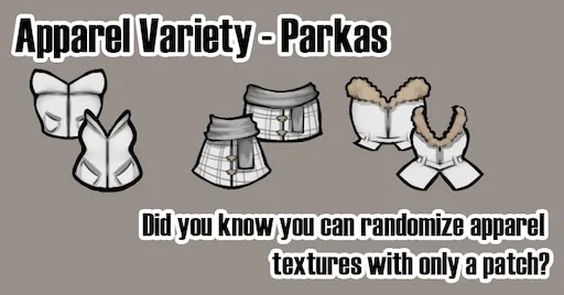 Apparel Variety - Parkas Mod ⋆ RimWorld Base