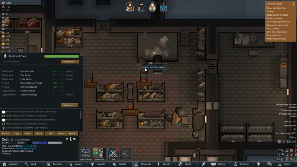 Ask To Join Mod ⋆ RimWorld Base