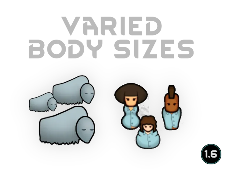 Varied Body Sizes Mod ⋆ RimWorld Base