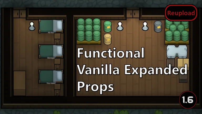Functional Vanilla Expanded Props Mod ⋆ RimWorld Base