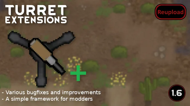 [XND] Turret Extensions Mod ⋆ RimWorld Base