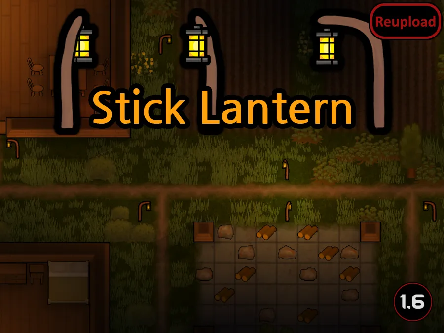 Stick Lantern Mod ⋆ RimWorld Base